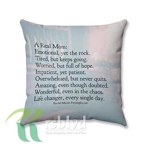 Emotional Mother Quotes Custom Pillow Case Cover - Thissporty - Let The ...