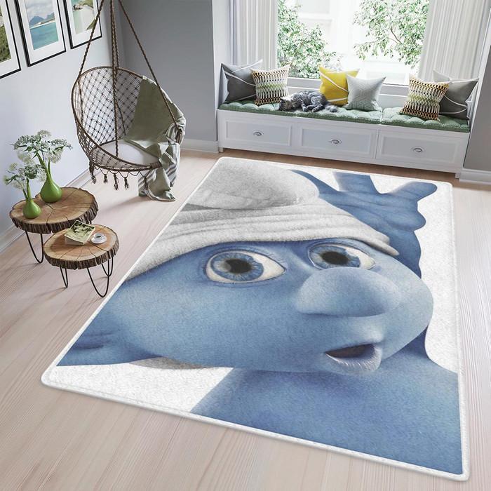 The Smurfs 3 Area Rug Living Room, Smurfs Rug Floor Decor - Thissporty ...