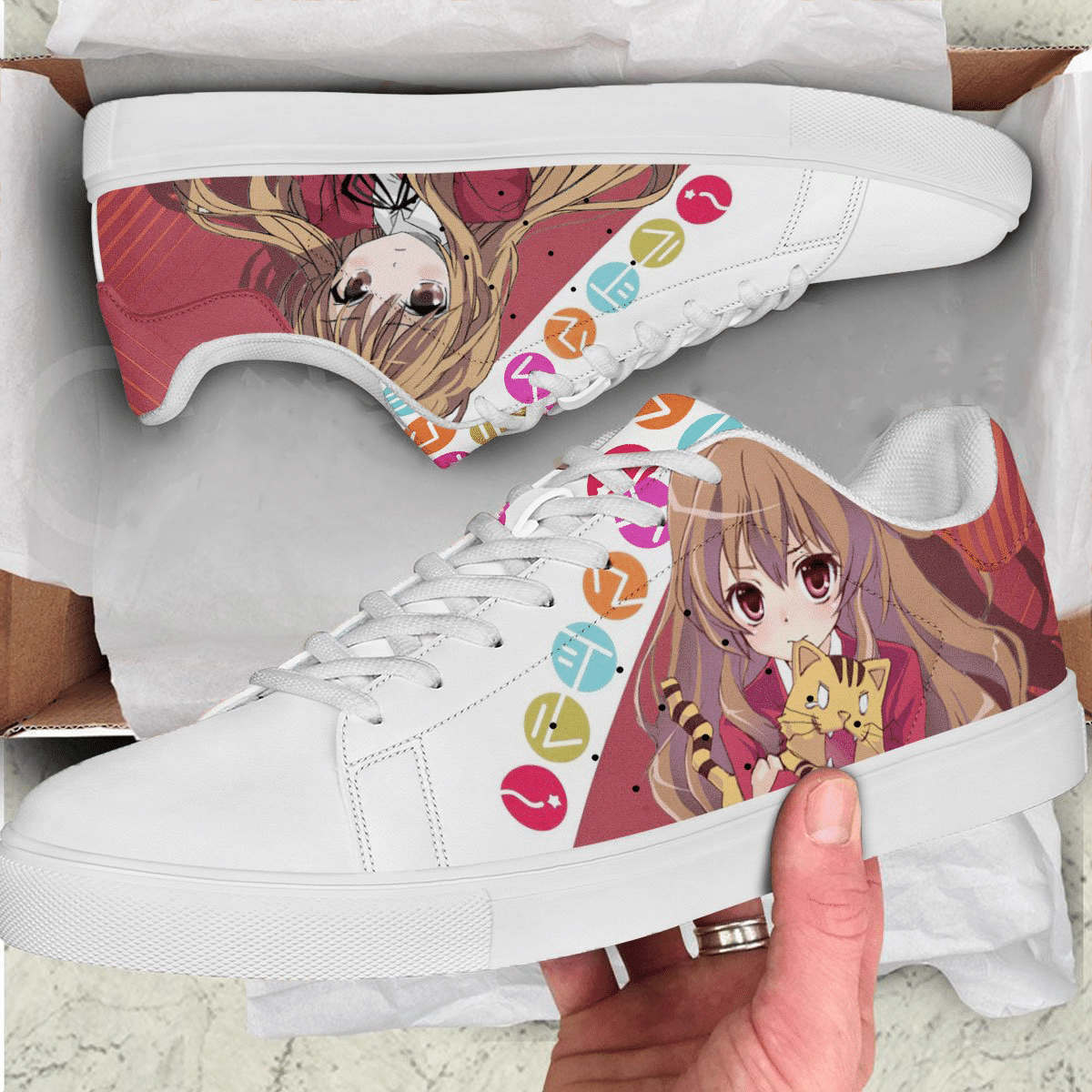 Toradora Taiga Aisaka Low Top Leather Stan Smith Shoes SST1479 ...