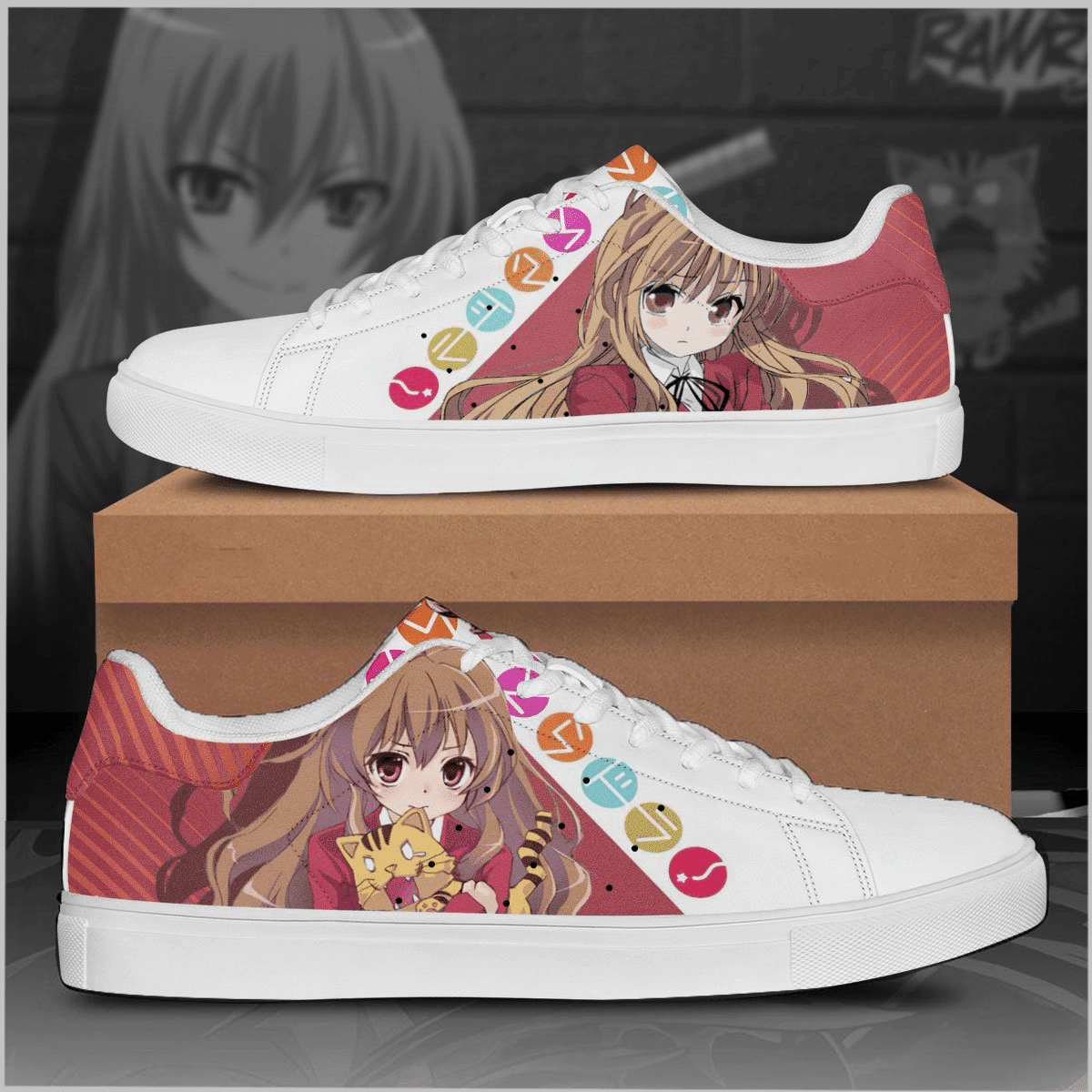 Toradora Taiga Aisaka Low Top Leather Stan Smith Shoes SST1479 ...