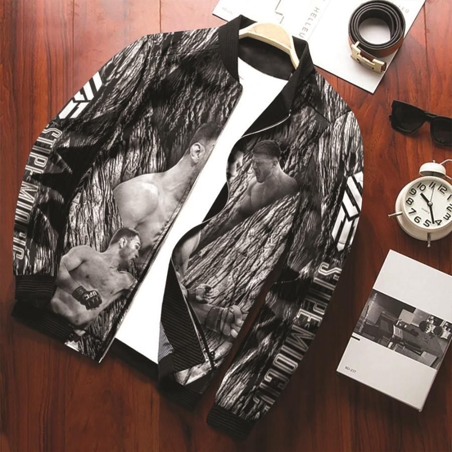 Stipe Miocic Stone Cold UFC Champions Fighters Bomber Jacket Gift For ... Stipe Miocic Stone Cold UFC Champions Fighters Bomber Jacket Gift For ...