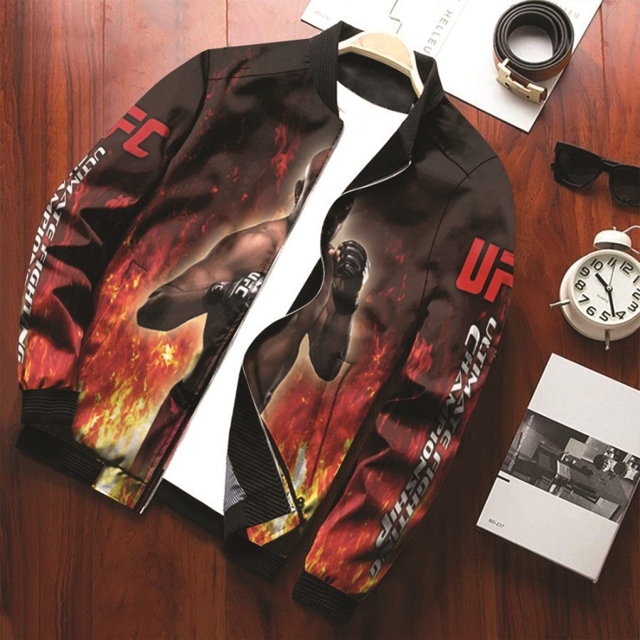 UFC Anderson Silva The Spider Champions Fighters Bomber Jacket Gift For ...